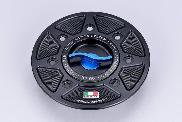 TWM CNC FUEL TANK CAPS ALUMINIUM | PARAGON MOTOR