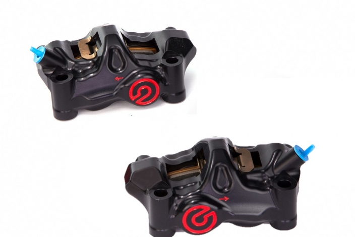 BREMBO RACING RADIAL BRAKE CALIPERS CNC P4 32 .484 100MM | PARAGON MOTOR